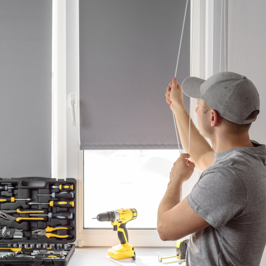 INSTALLATION OF BLINDS AND CURTAINS